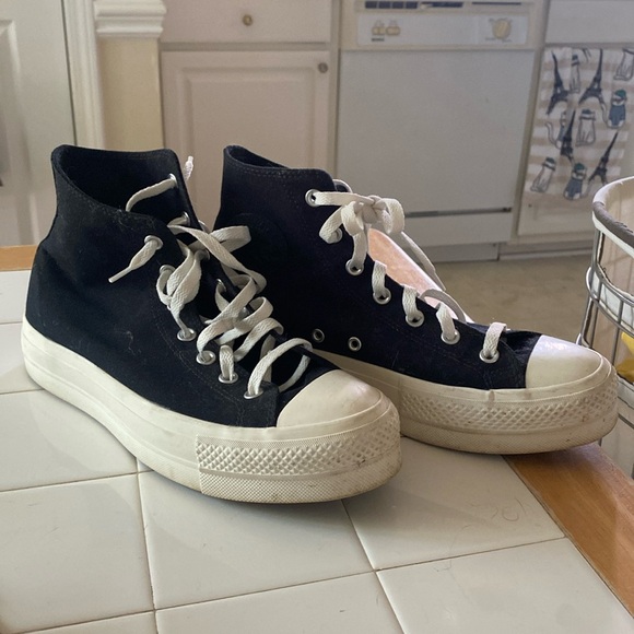 Converse | Shoes | Custommade Chuck Taylors All Star Platform | Poshmark